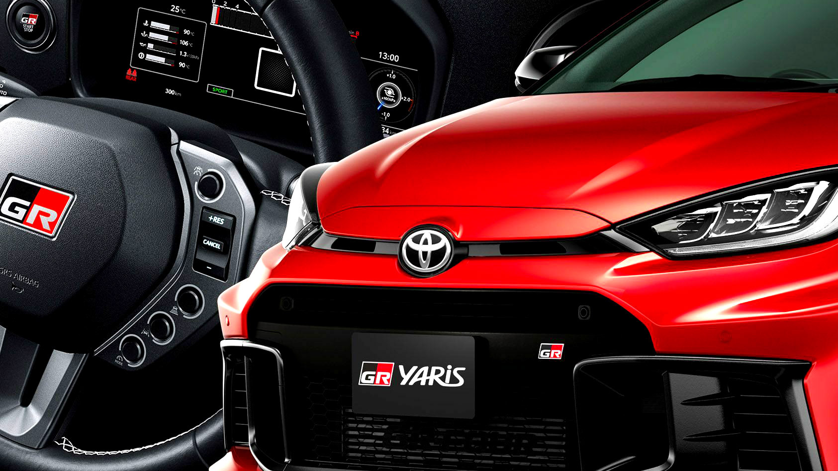 Toyota GR Yaris Type 26: Pro-Driver Steering Wheel and Race Tires ...